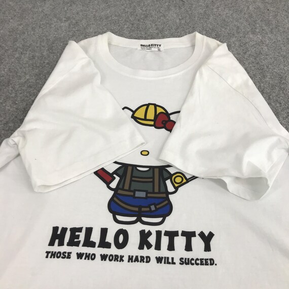 Vintage hello kitty Cartoon Japan big design tshirts - Gem