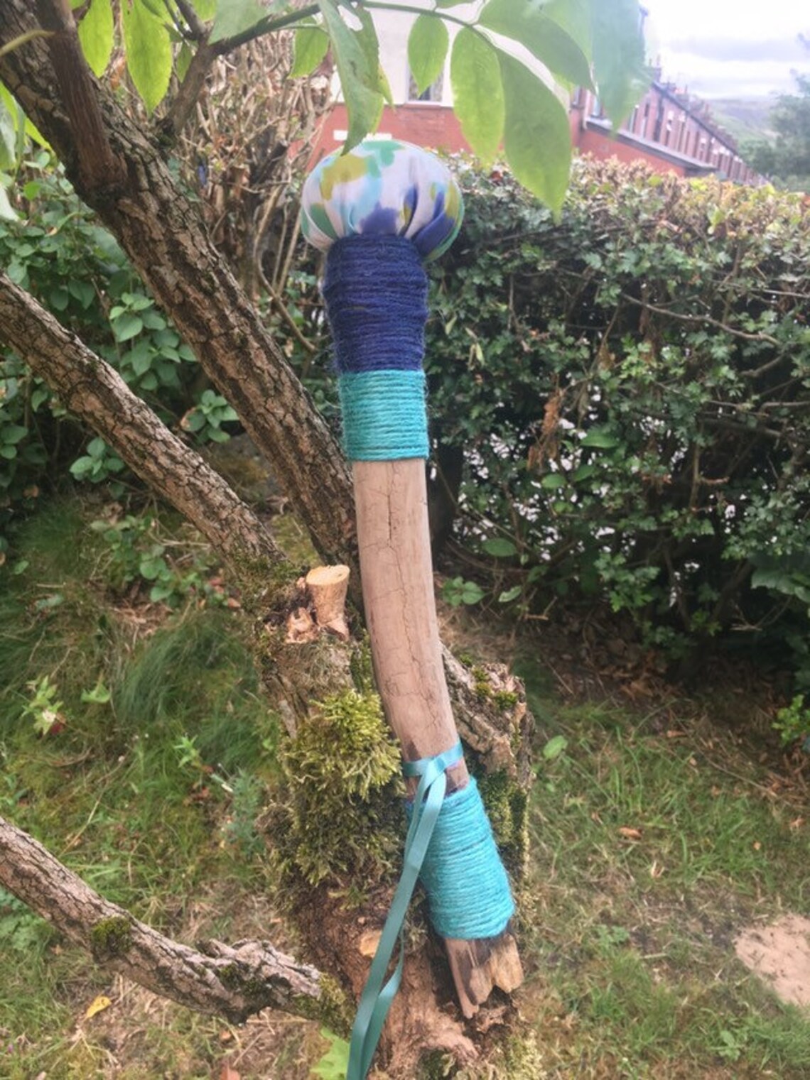 Staff Like Green and Blue Talking Stick - Etsy