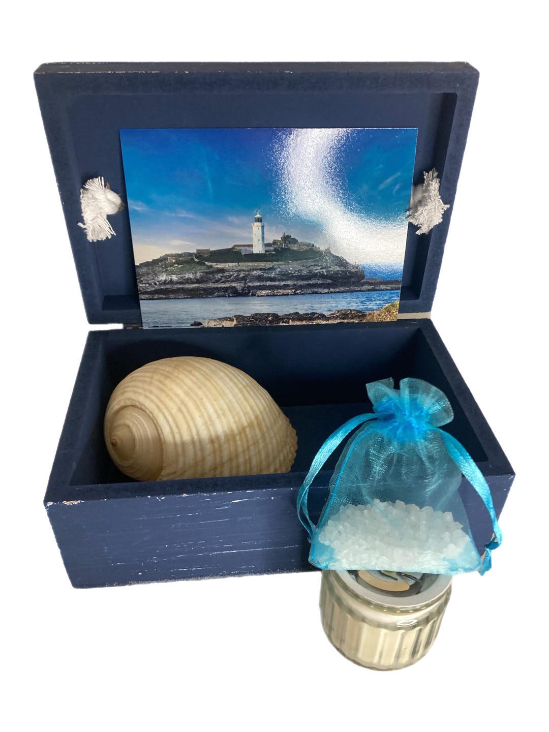 Sea Shell Altar / Gift Set Large Sea Themed in Wooden Box - Etsy