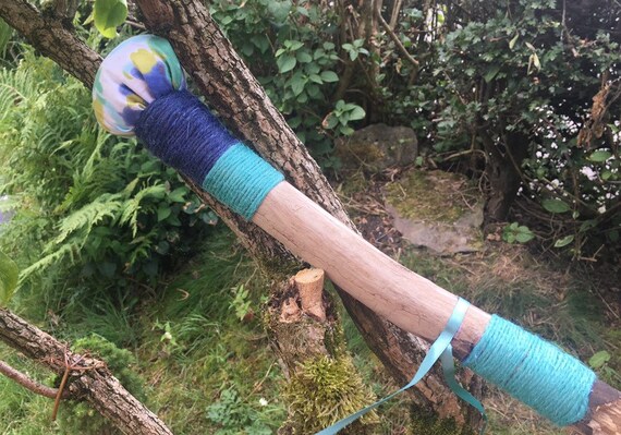 Staff Like Green and Blue Talking Stick | Etsy