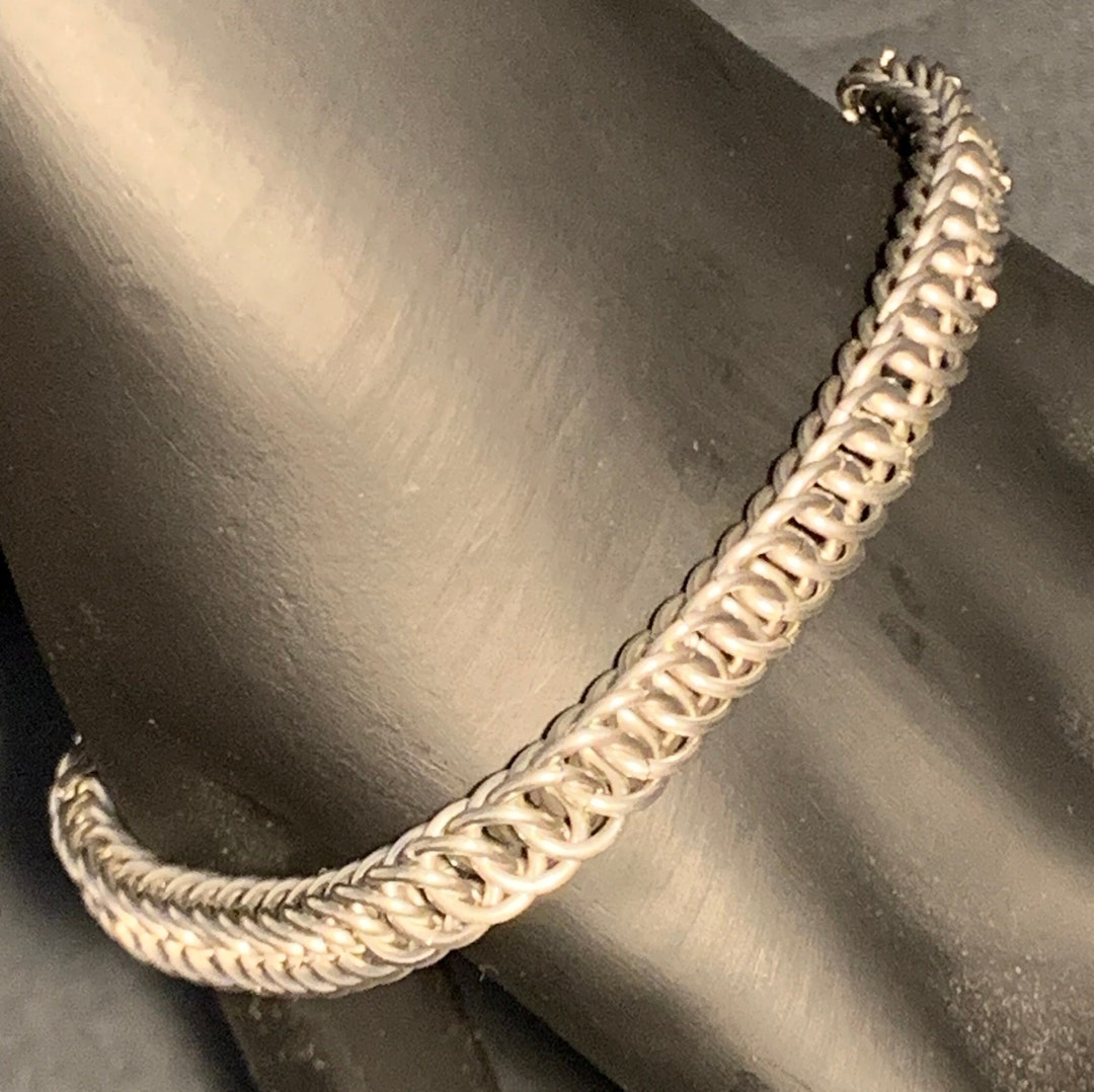 Stainless Steel Half Persian Chainmail Bracelet - Etsy