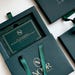 50pcs Dark Green Holiday Gift Card Packaging With Gold Logo | Premium ...