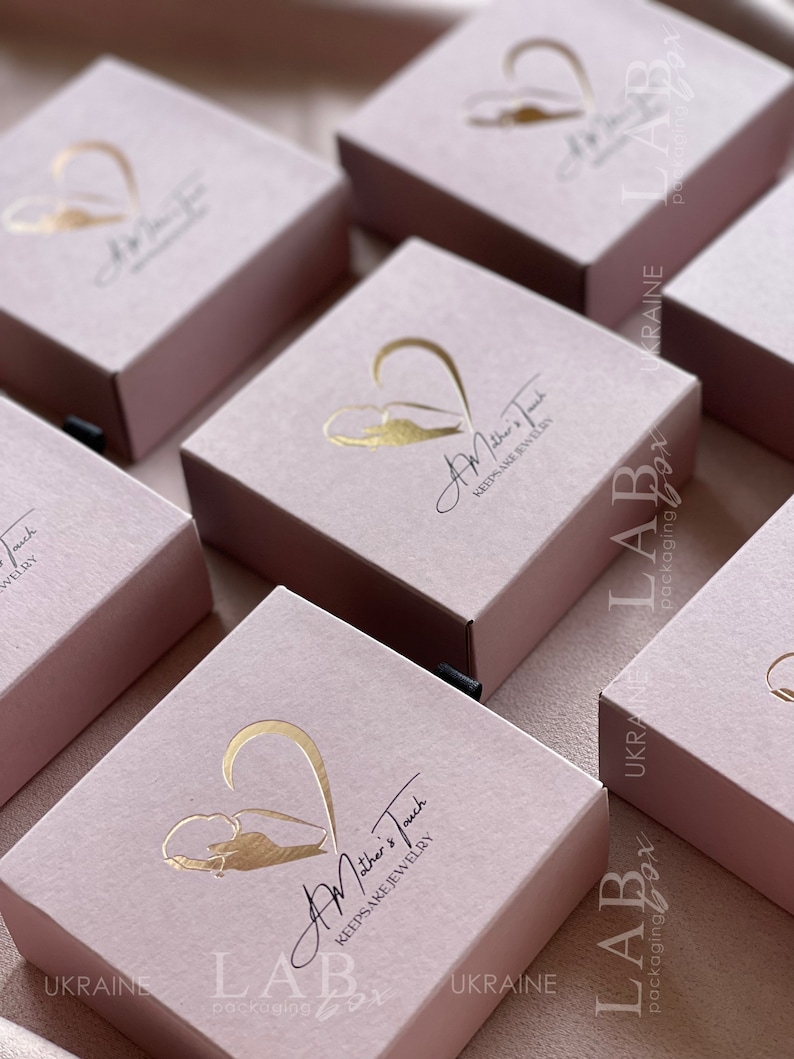Custom Dusty Rose Boxes for Packaging With Logo Jewlery Box - Etsy