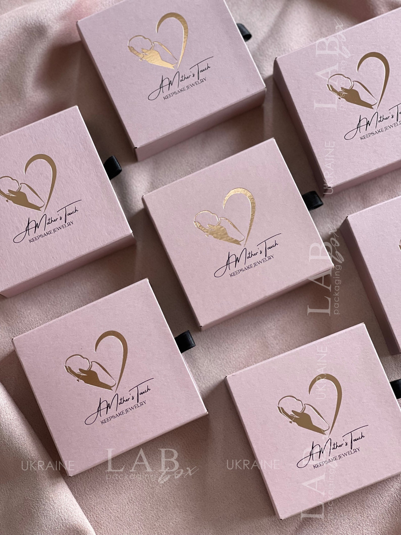Custom Dusty Rose Boxes for Packaging With Logo , Jewlery Box for ...