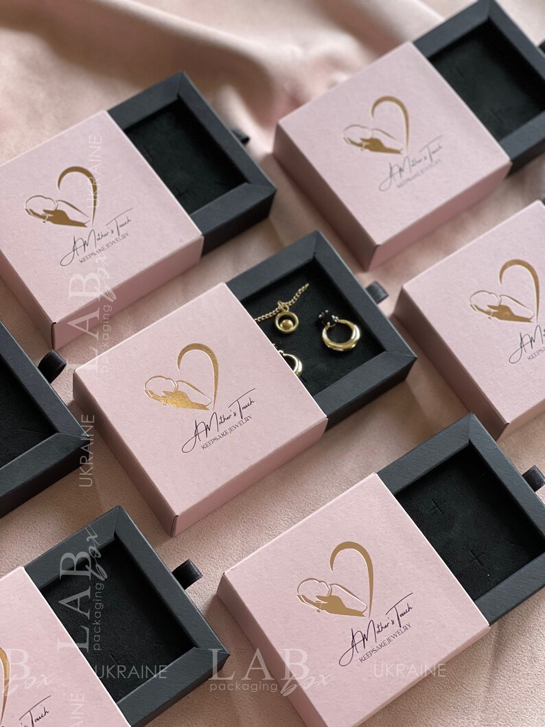 Custom Dusty Rose Boxes for Packaging With Logo Jewlery Box - Etsy