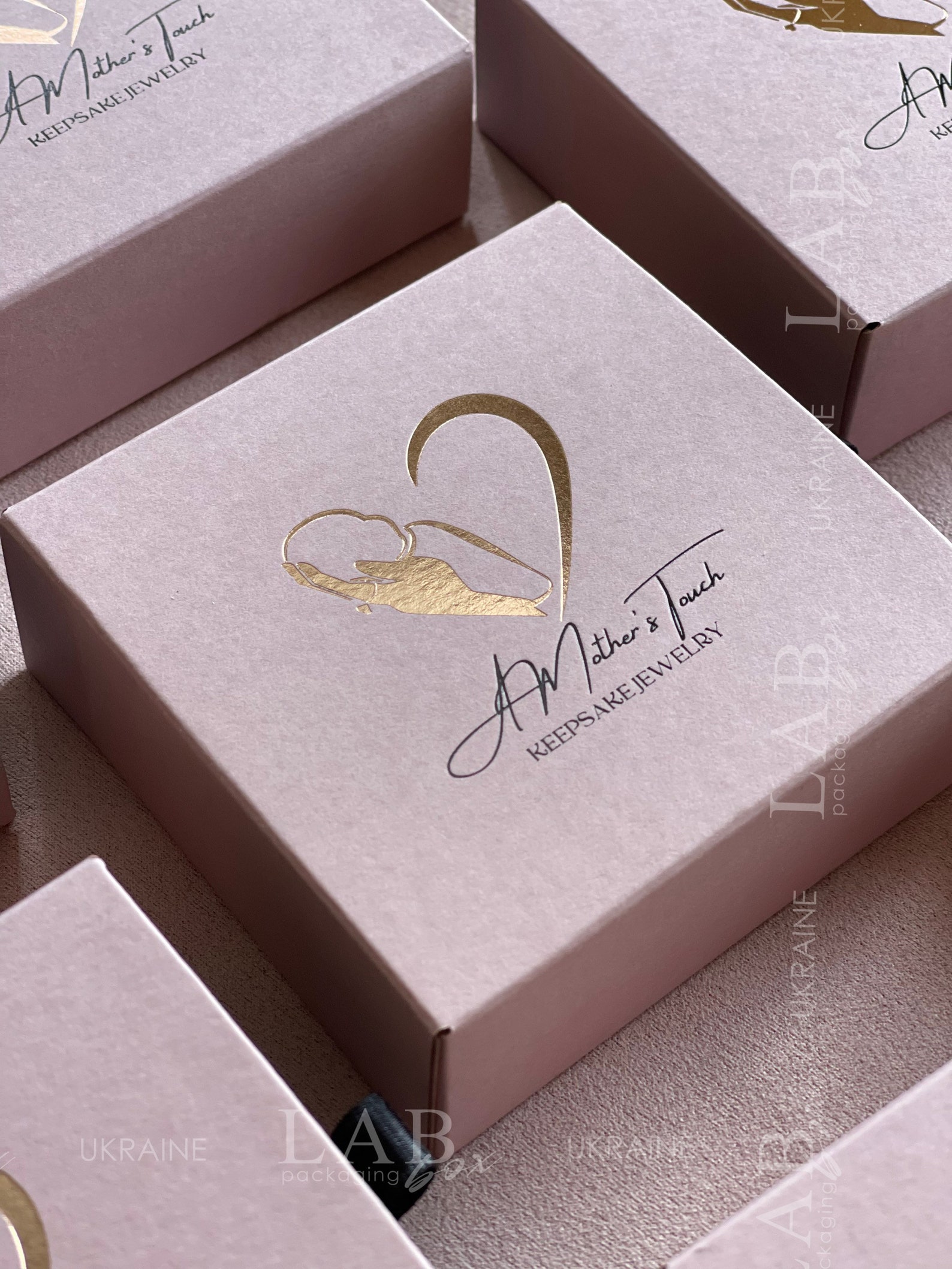 Custom Dusty Rose Boxes for Packaging With Logo , Jewlery Box for ...