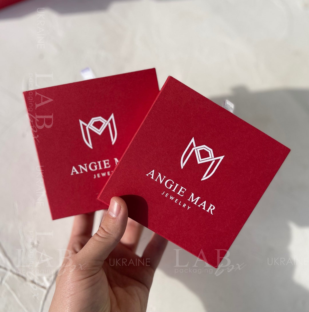 Red Packaging Boxes for Small Businesses , Personalized Jewelry Box ...
