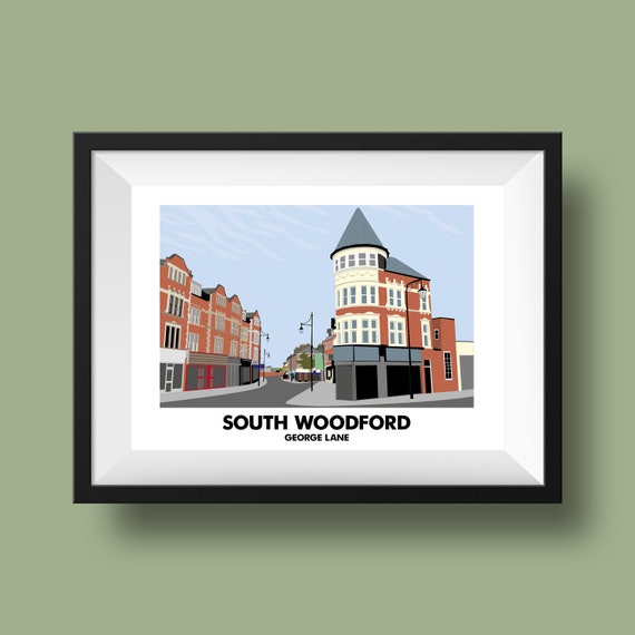 South Woodford George Lane A4 Print Etsy UK