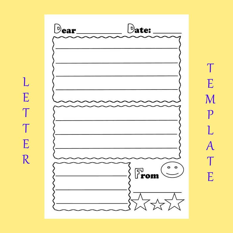 Pen Pal Letter Writing Starter Activity Pack for Kids - Etsy