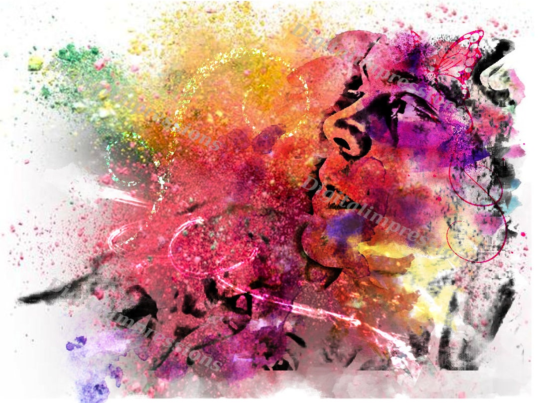 Print Splash Art of Ville - Etsy