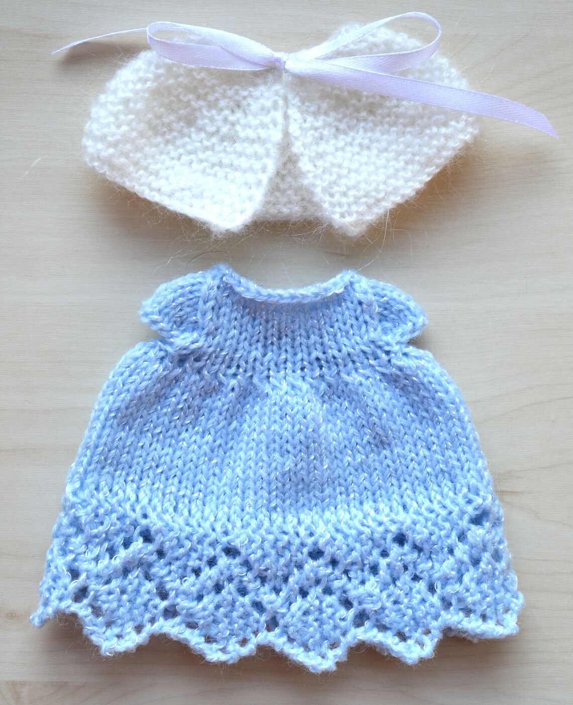 Knitted Doll Clothes Set 12 11 10 Inch Knit Doll Outfit for | Etsy