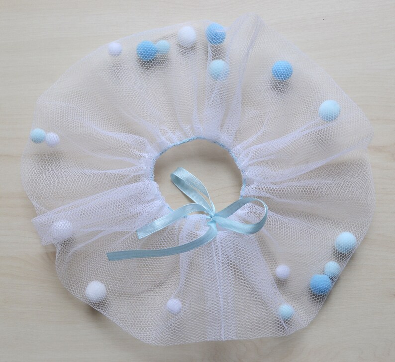 Knit Elephant Ballerina Doll in White Blue Pompom Tutu Knitted | Etsy