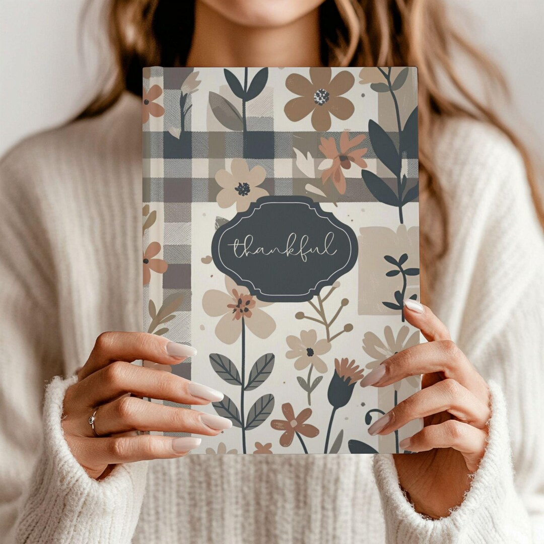 Thankful Floral Christian Journal Gratitude Notebook for Women Prayer ...