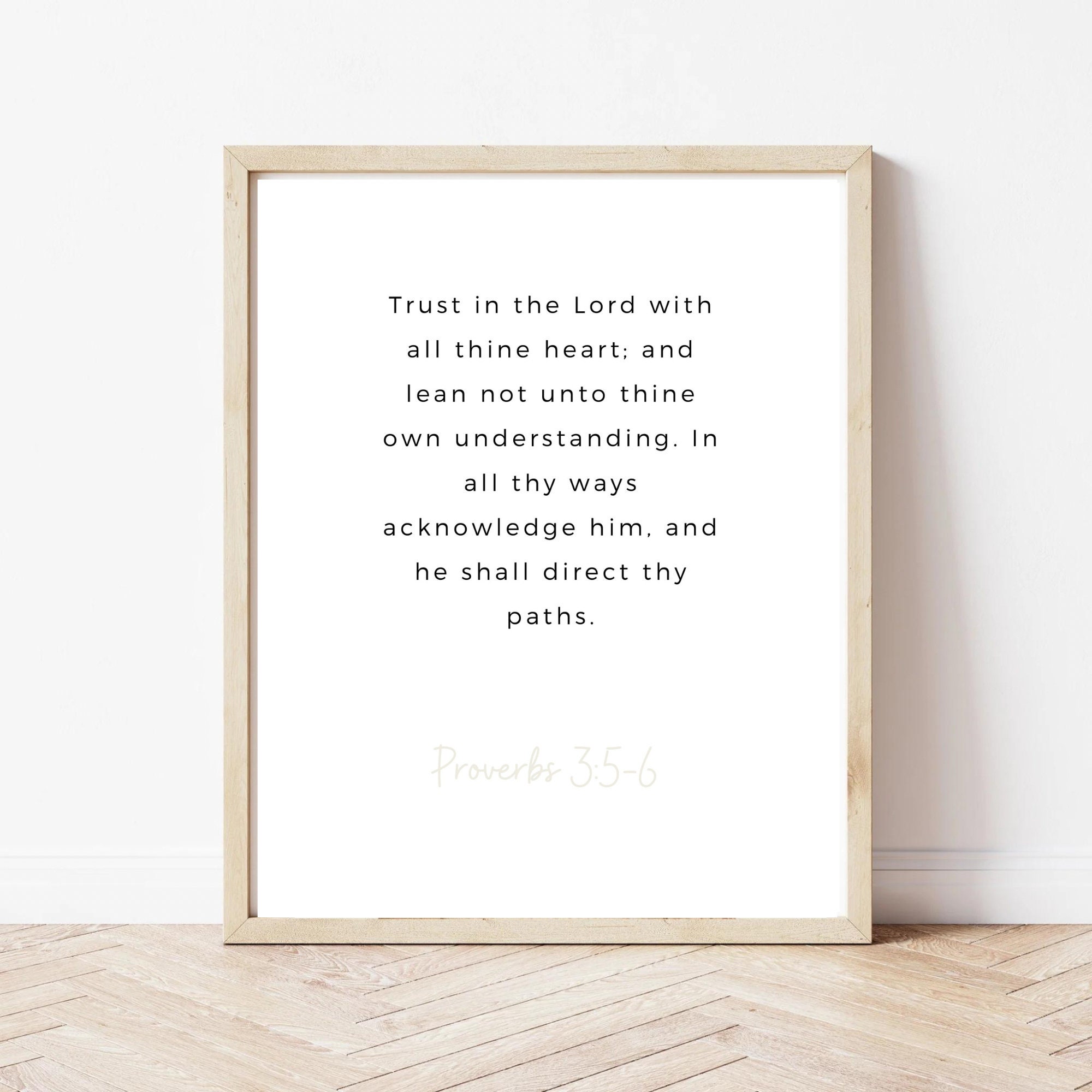 Bible Verse Wall Decor, Bible Quote Art, Bible Wall Art, Scripture Art ...