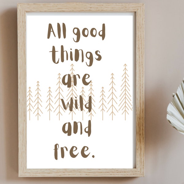 Wild and Free Art - Etsy