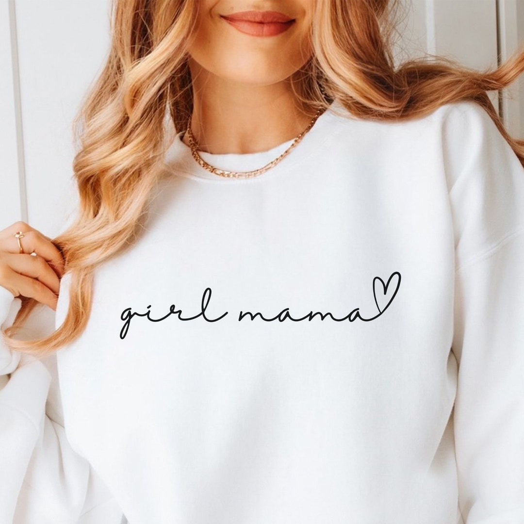 Girl Mama Sweatshirt in My Girl Mom Era Sweatshirt - Etsy