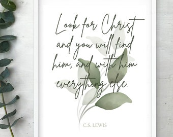 CS Lewis Quote Wall Art Digital Download - Etsy