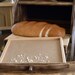 Functional Wooden Bread Box With a Cutting Board and Knife Holder ...