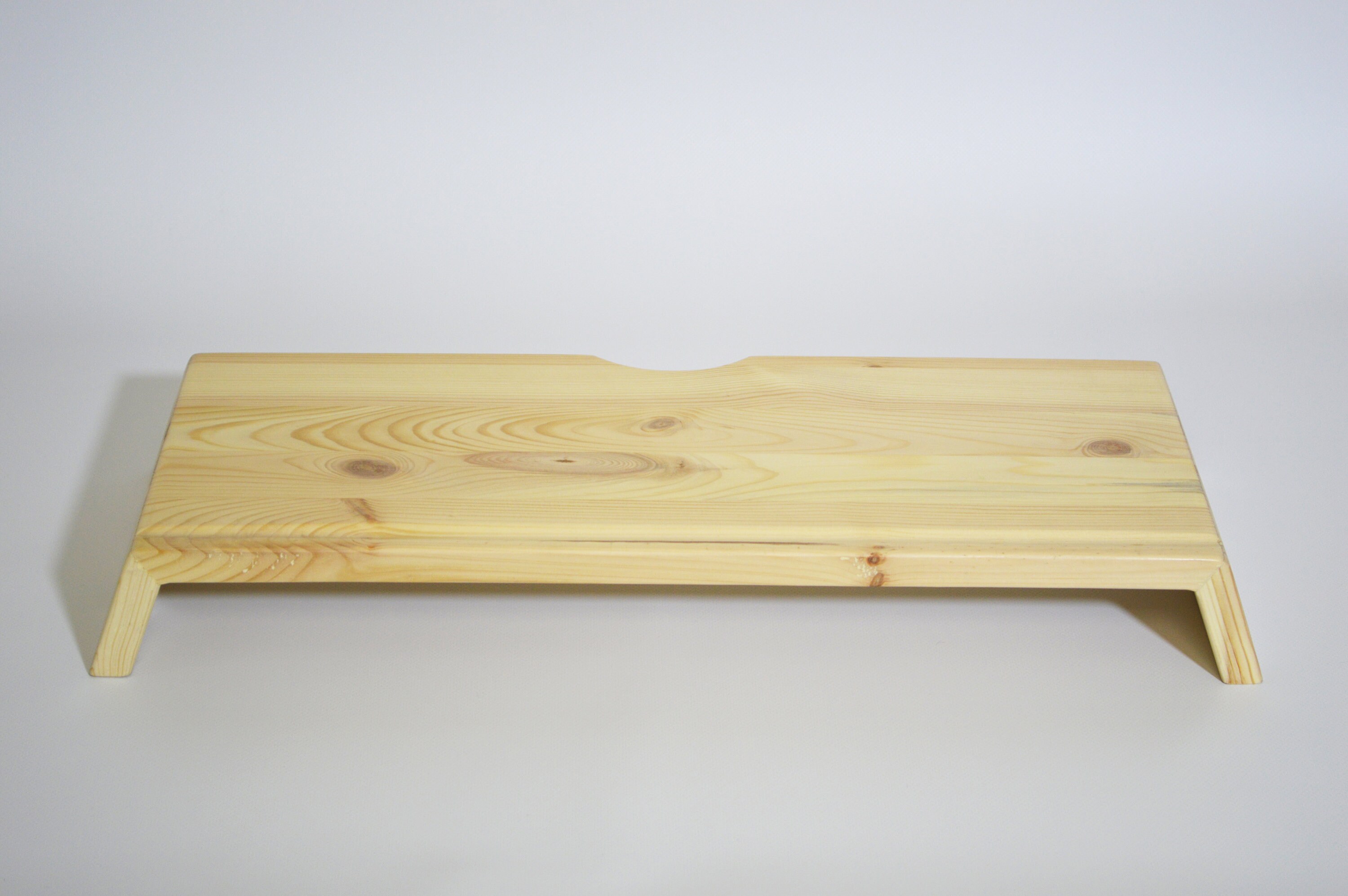 Wooden Monitor Stand Desktop Organizer Work From Home - Etsy