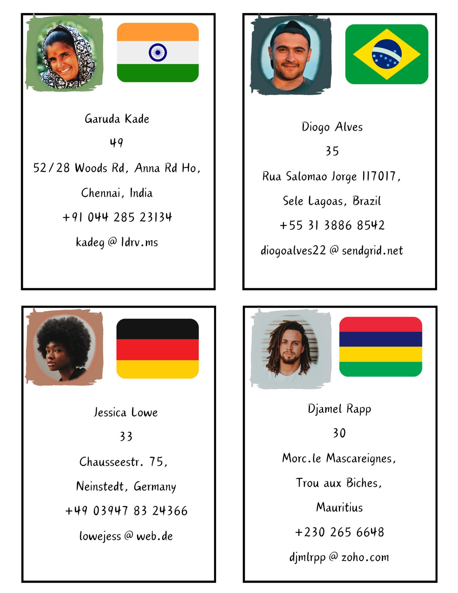 Conversation Cards English as a Second Language, English as a Foreign ...