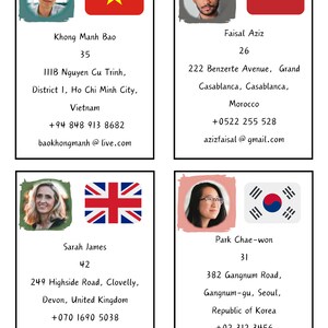 Conversation Cards English as a Second Language, English as a Foreign ...