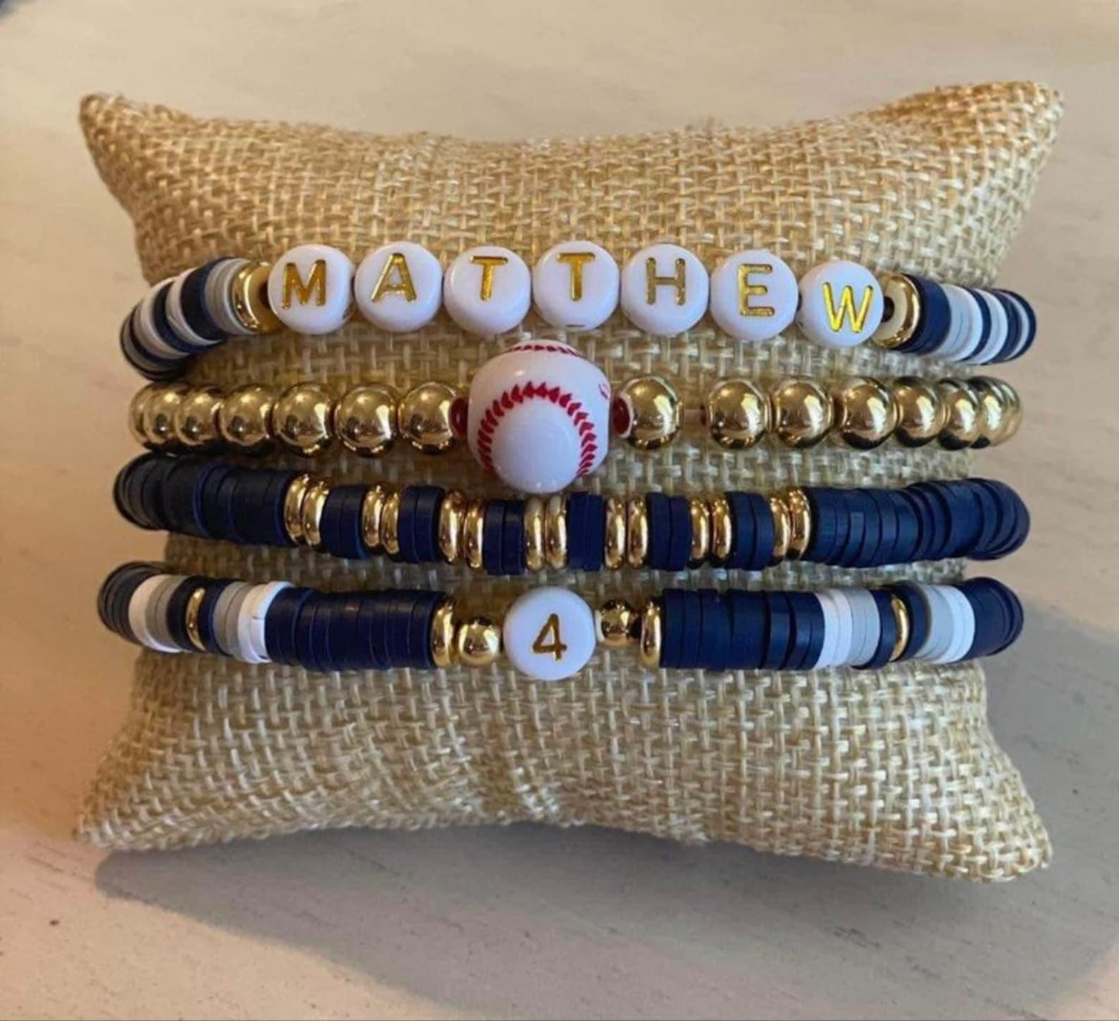 Personalized Sports Bracelets - Etsy