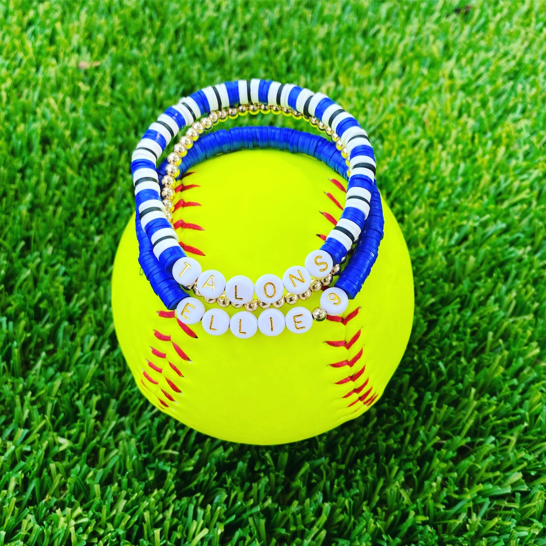 Personalized Softball Bracelets - Etsy
