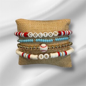 Personalized Sports Bracelets - Etsy