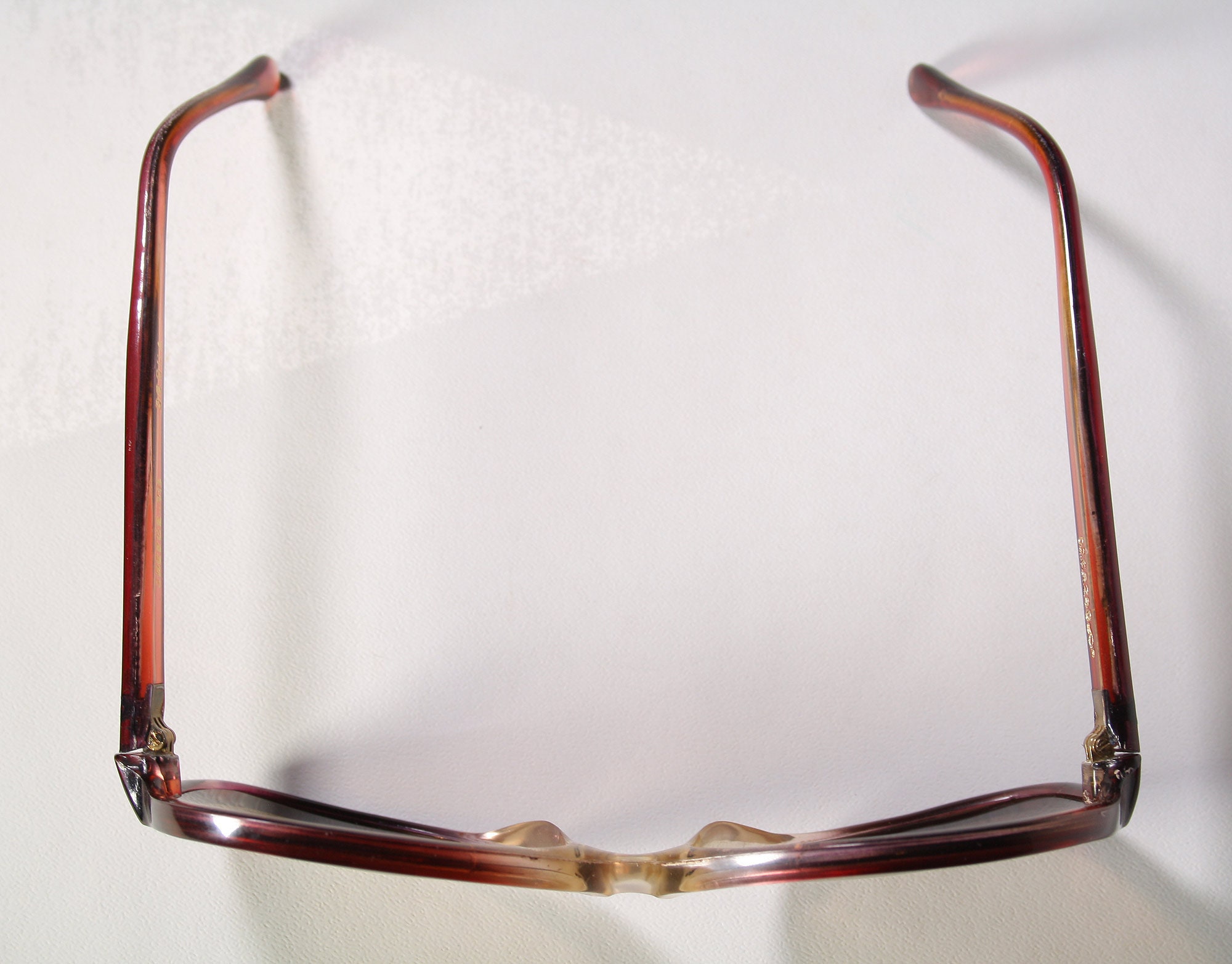 Medium Small True Vintage 1970's Oversized Berry Red to | Etsy