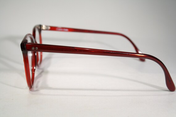 Early CALVIN KLEIN model CK 15 Semi Clear Burgundy or… - Gem