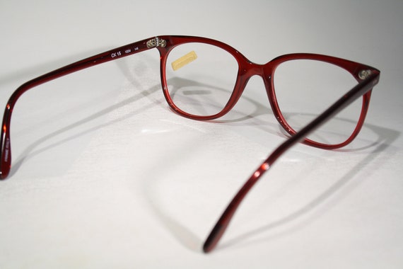 Early CALVIN KLEIN model CK 15 Semi Clear Burgundy or… - Gem