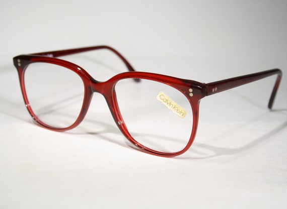 Early CALVIN KLEIN model CK 15 Semi Clear Burgundy or… - Gem