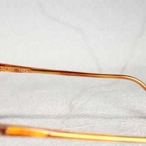 Smallish Size 1970's JET SET by OPTIMODA Mod. 3615 Clear Amber Color ...