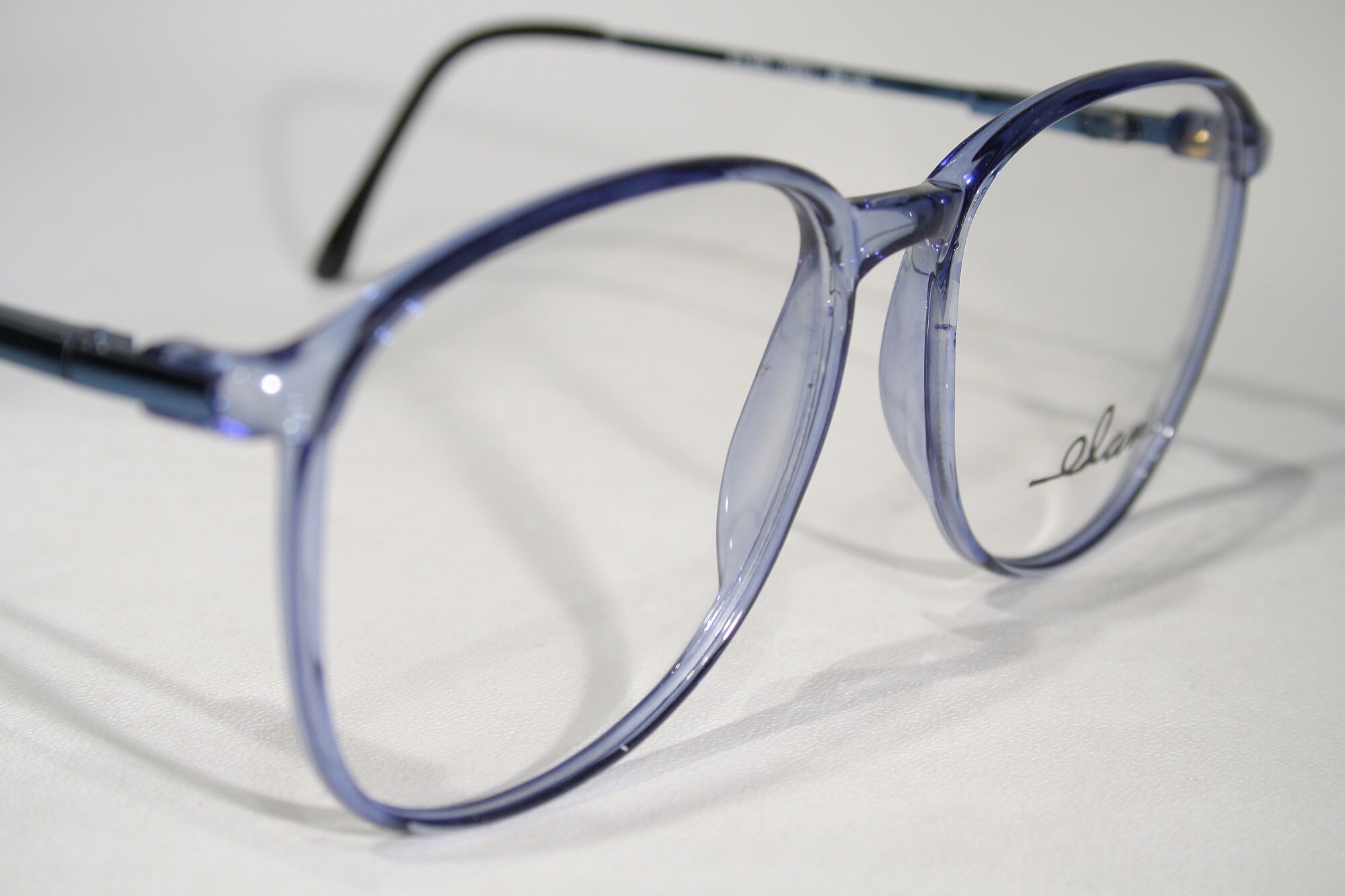 Unworn Vintage ELAN 7001 'blue' Clear Seethru Gorgeous Late 80's ...