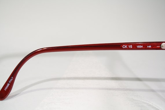 Early CALVIN KLEIN model CK 15 Semi Clear Burgundy or… - Gem