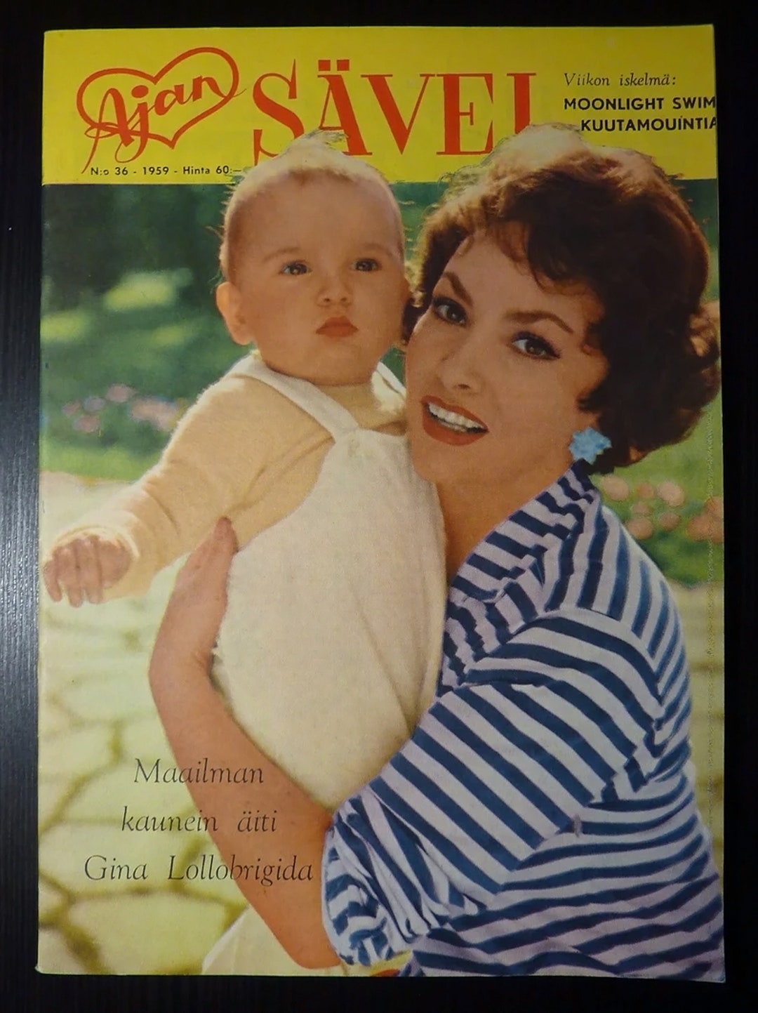 Finnish 1959 Ajan Sävel Magazine With Gina Lollobridiga Cover ...