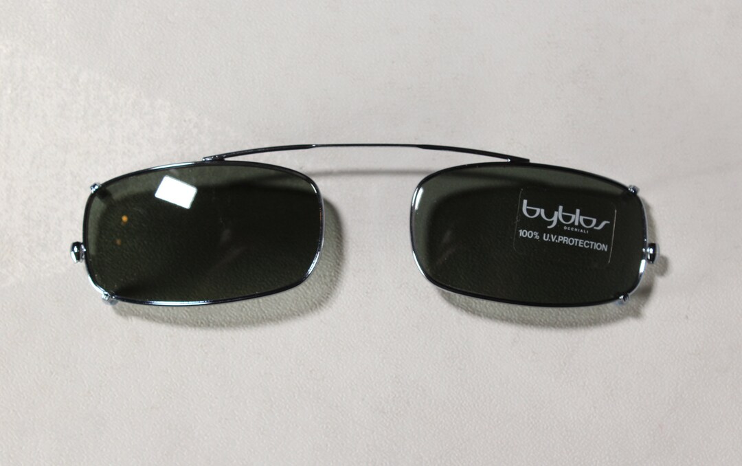 Vintage Well Made BYBLOS Late 1990's Gray Sleek Rectangular Silver ...