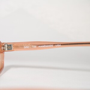 Vintage 80's SRO (styl Rite Optical) Model "kiley Sp" Clear Peach ...