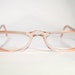 Vintage 80's SRO styl Rite Optical Model kiley Sp Clear Peach & Pearl ...