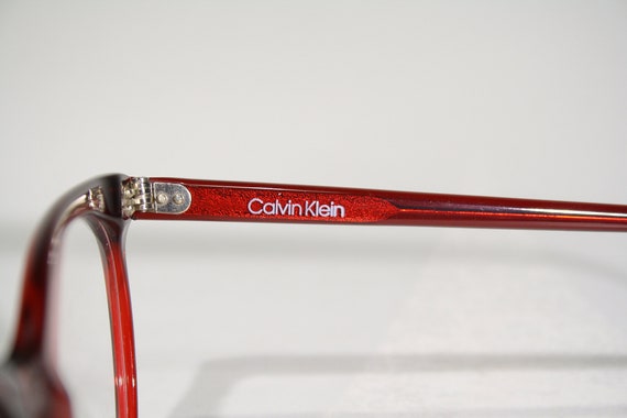 Early CALVIN KLEIN model CK 15 Semi Clear Burgundy or… - Gem