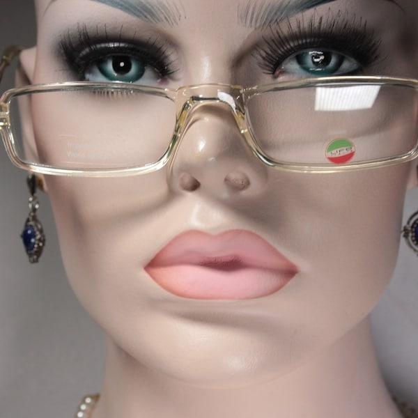 Wide Temple Glasses - Etsy