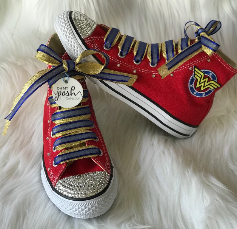 Super Hero Shoes Personalized WW Converse Shoes Inspired | Etsy