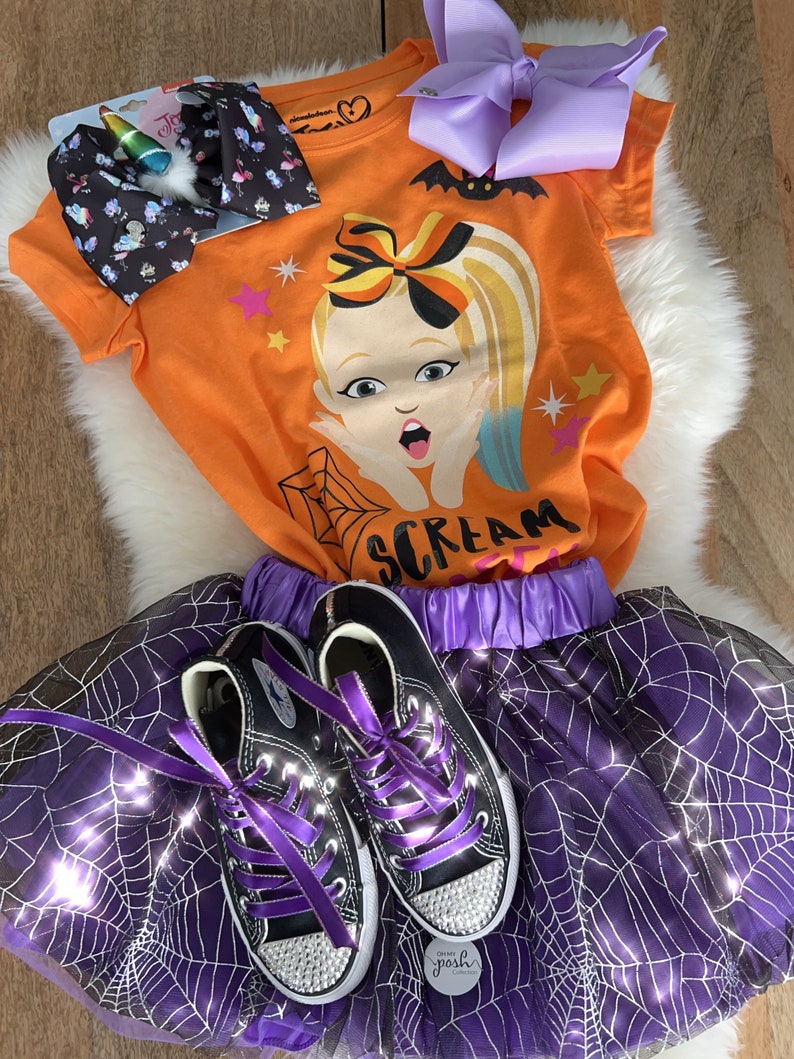 Jojo Girl Costume Siwa Halloween Rainbow Party Shoes J Siwa - Etsy