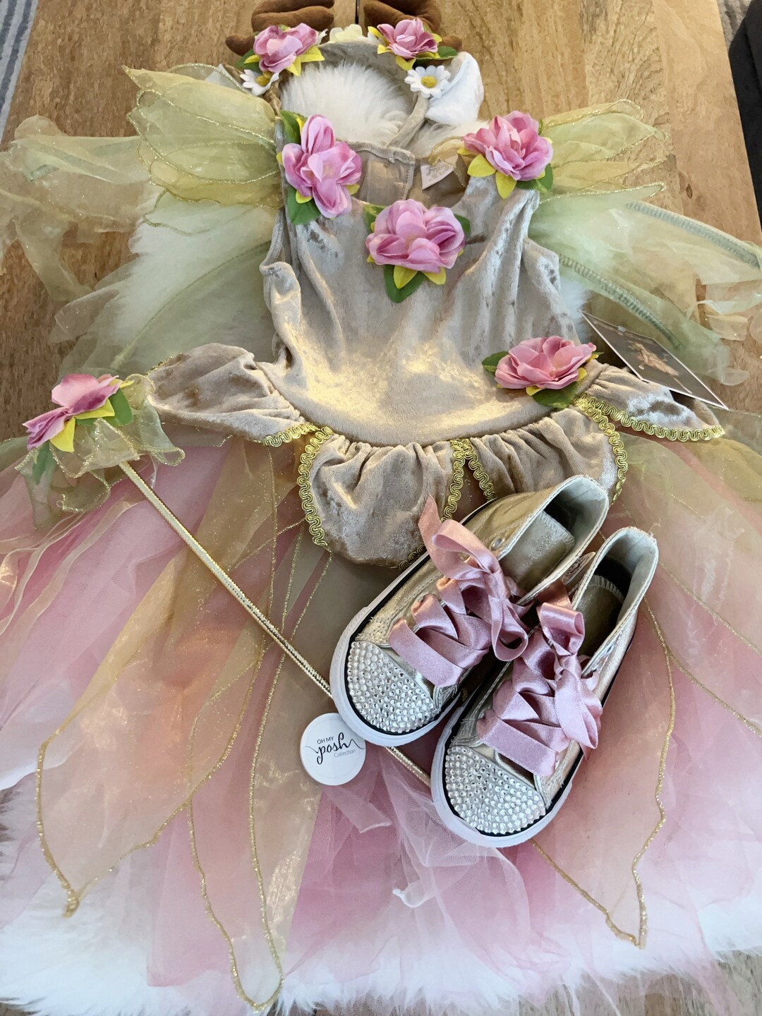 Girls Fairy Costume - Fairy Deer Halloween Costume and Converse Shoes ...