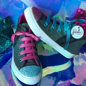 Jojo Girl Inspired Custom Converse Shoes and Authentic Signature Hair ...