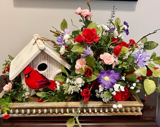 Woodland Centerpiece, Table Decor, Solarium Centerpiece, Porch Decor ...