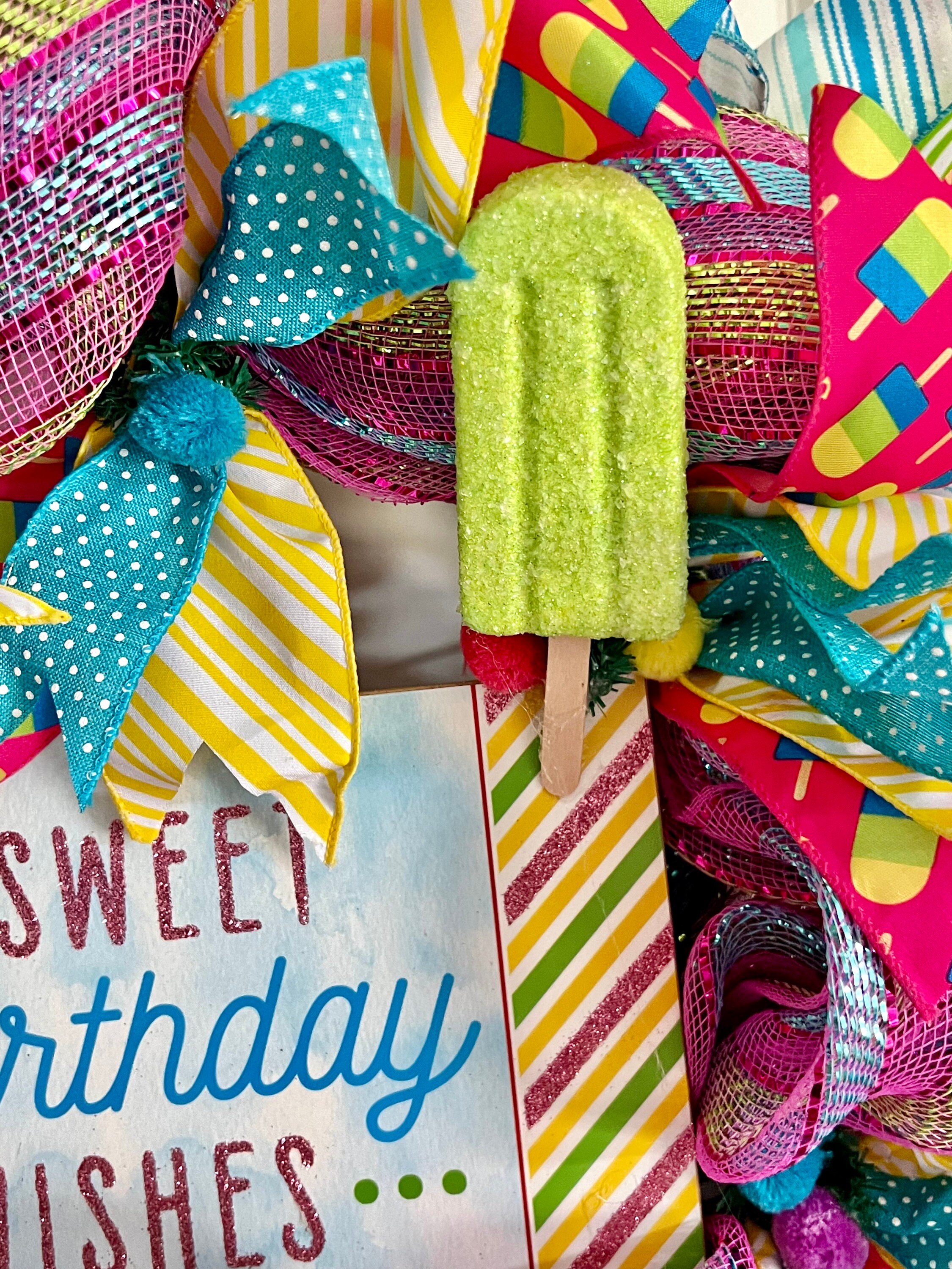 Birthday Wreath, Sweet Treats Decor, Happy Birthday, Birthday ...