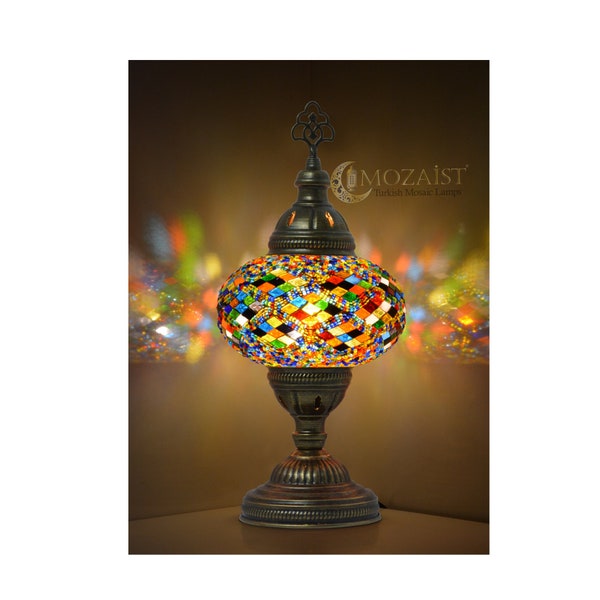 Mosaic Table Lamp - Etsy