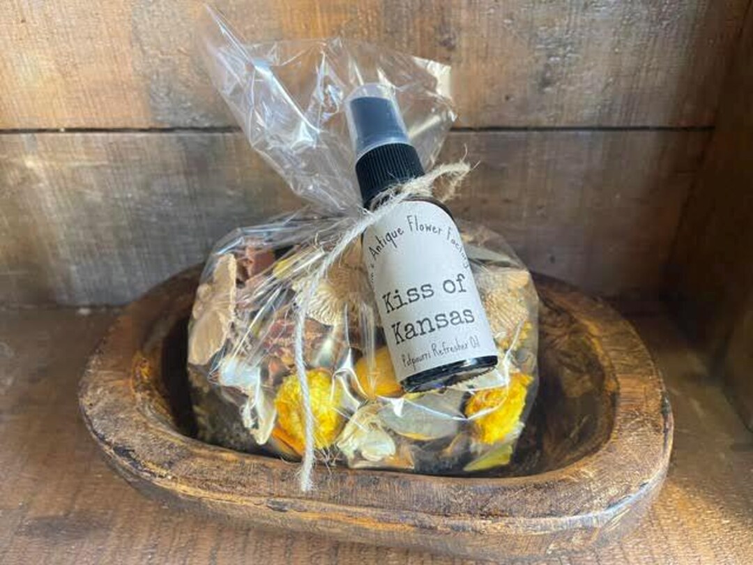 Potpourri Gift, Potpourri, Handcrafted Wooden Bowl, Potpourri Spray ...