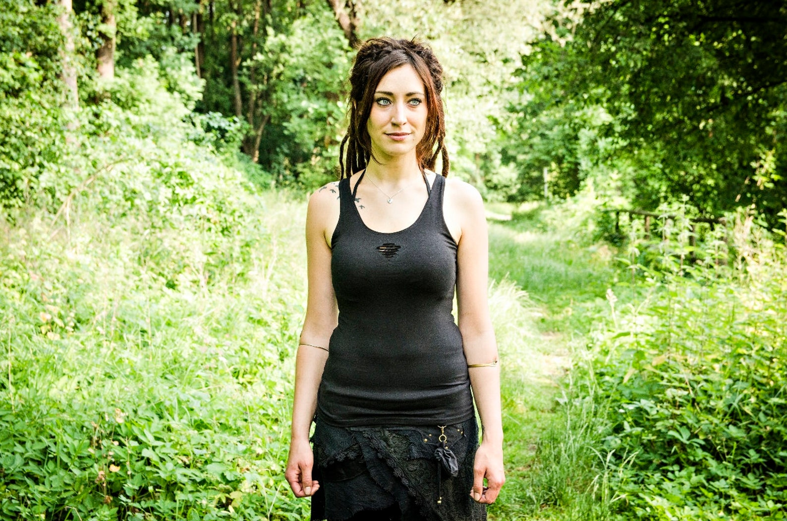 Racerback CUT-OUT TOP With Lace and Brass Beads Black - Etsy